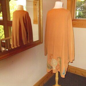 Blue Fish | Dresses | 995 Painted Peachy Keen Blue Fish Empire Dress ...